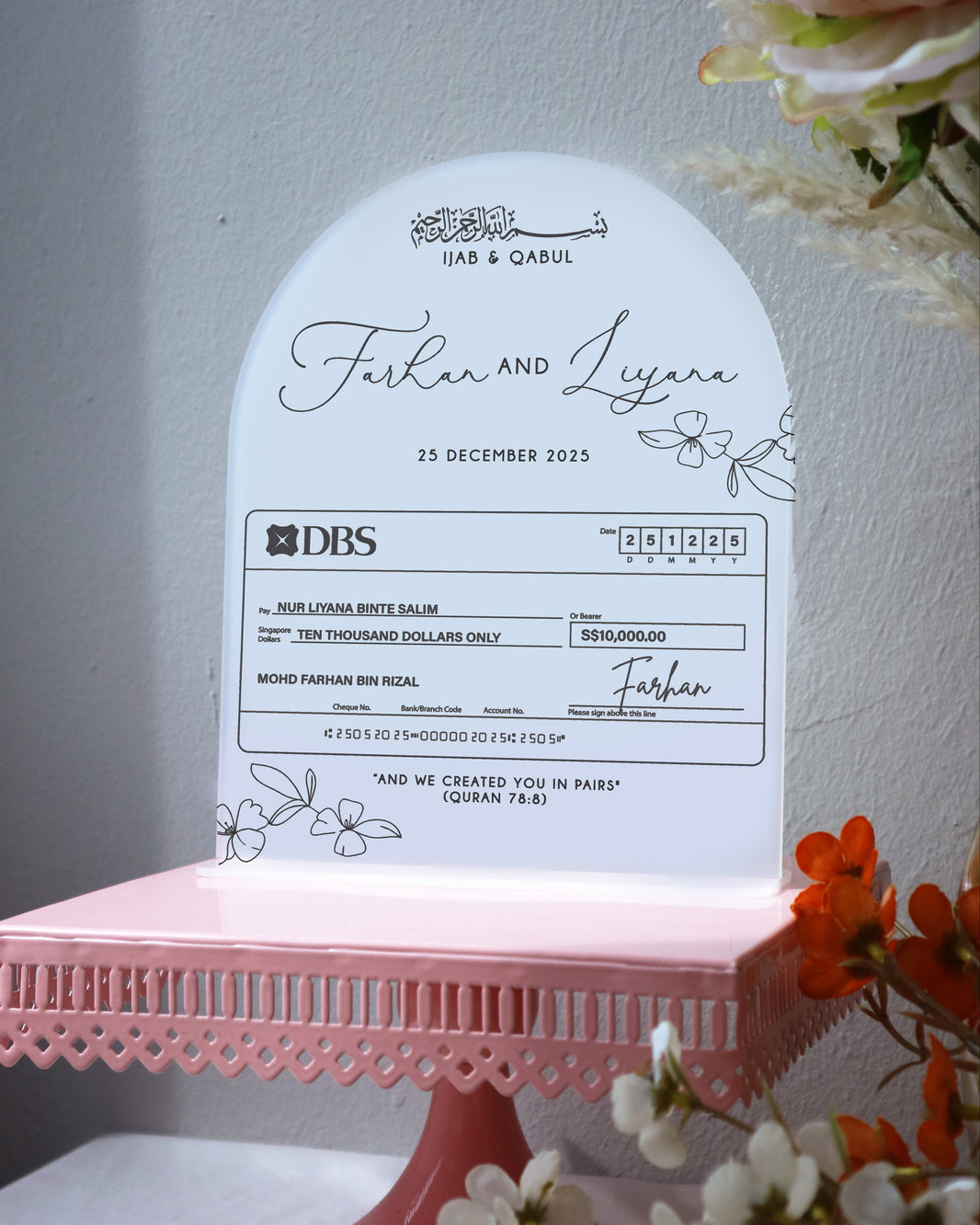 Mock Up Cheques | Clik Clok Singapore - Clik Clok